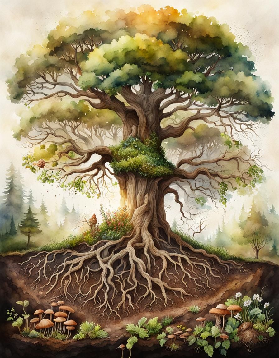 Tree of life - AI Generated Artwork - NightCafe Creator