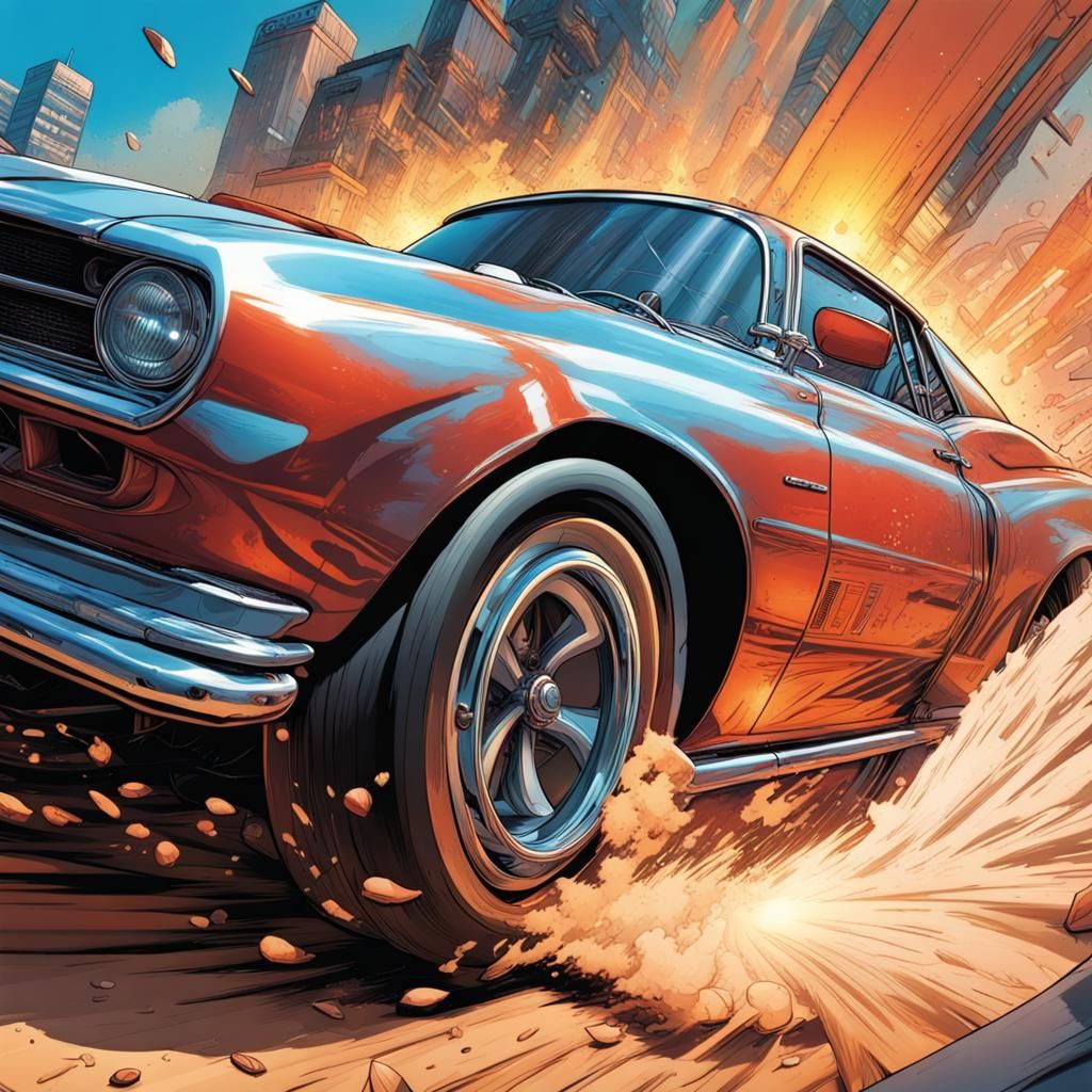 wheels race - AI Generated Artwork - NightCafe Creator