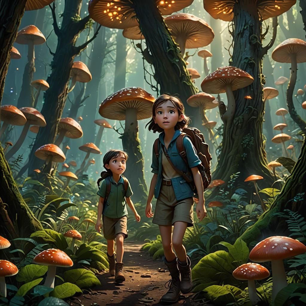 Sibling Adventure - AI Generated Artwork - NightCafe Creator