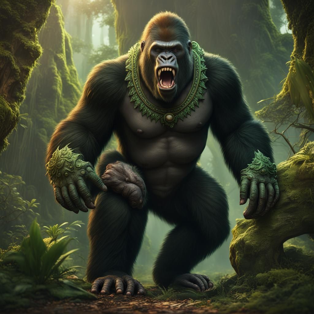 Gorilla guard - AI Generated Artwork - NightCafe Creator