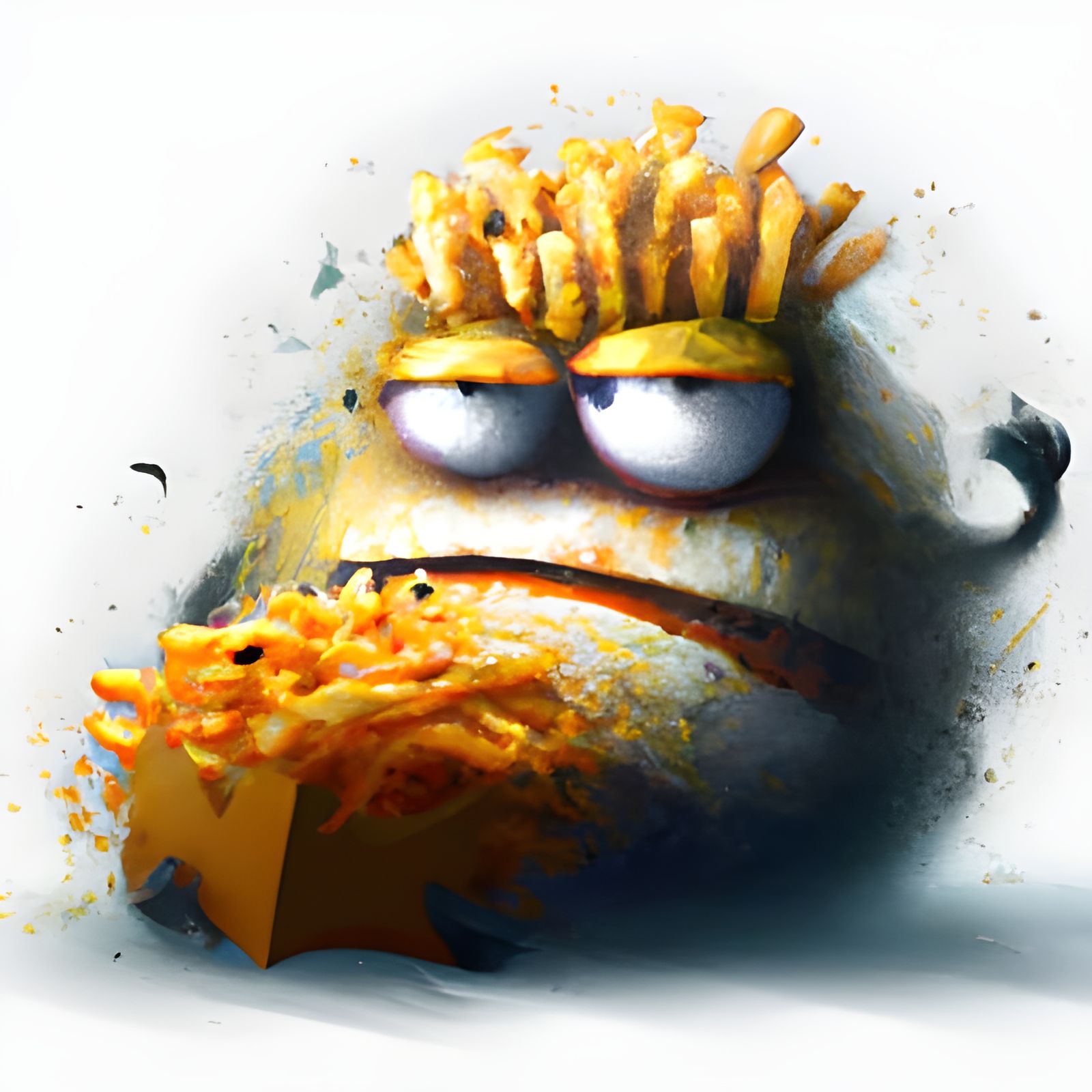 Grumpy monster - AI Generated Artwork - NightCafe Creator