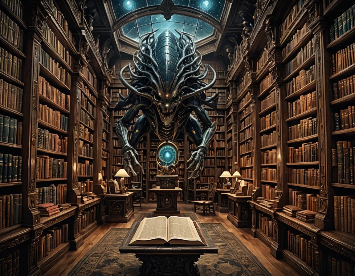 #imagination #books #grimoires #library #knowledge #superior aliens ...