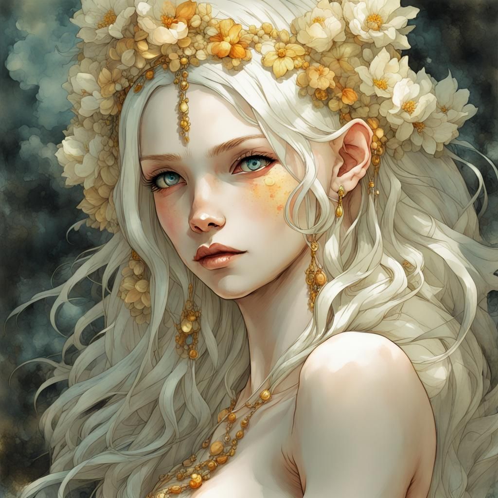 Ember elf 3 - AI Generated Artwork - NightCafe Creator