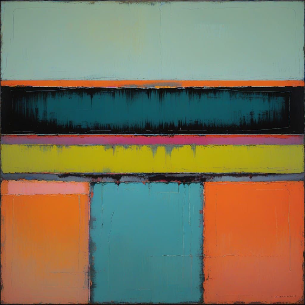 Surreal Abstract Landscape in Soft Colors with Neo... - AI Art