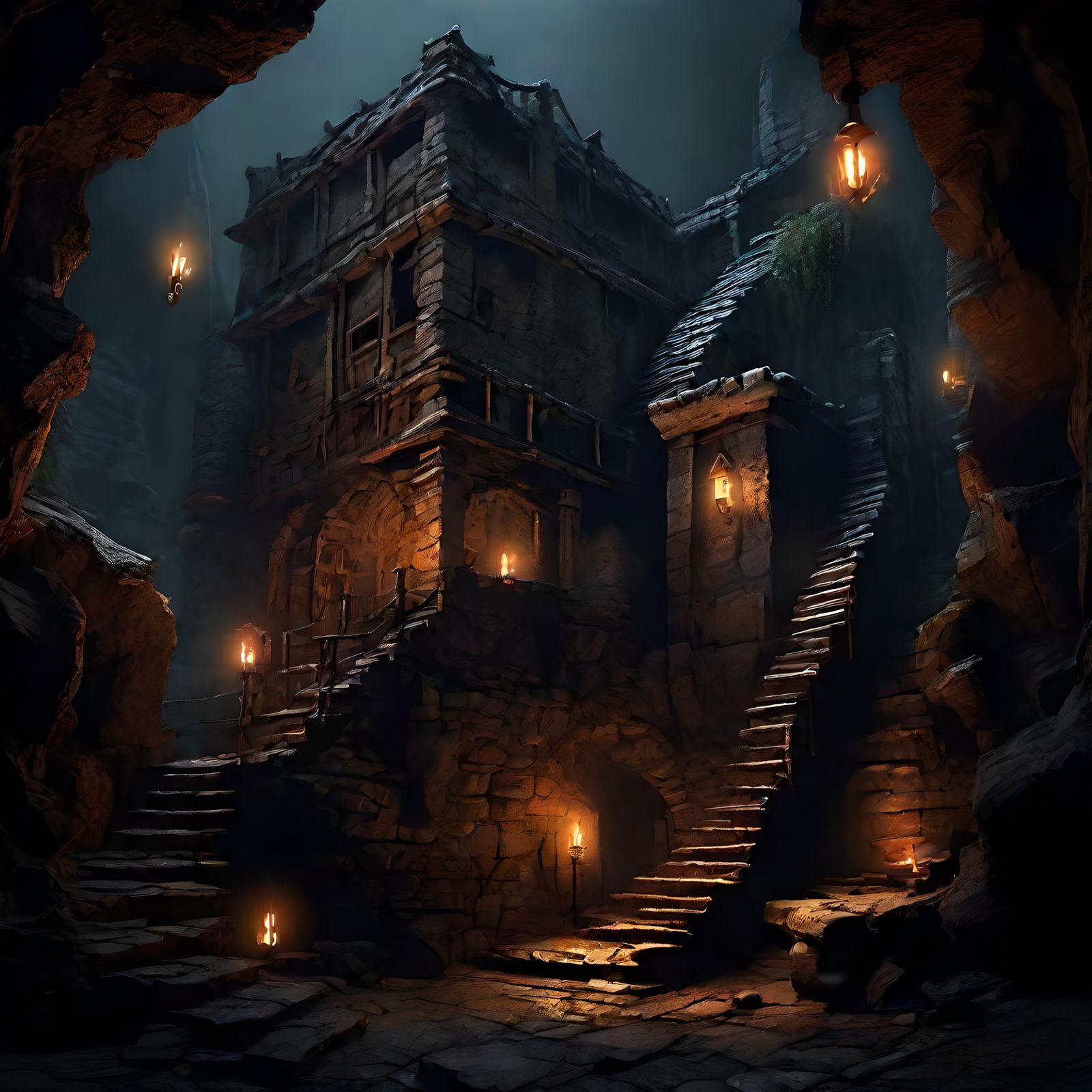 Medieval Lair - AI Generated Artwork - NightCafe Creator
