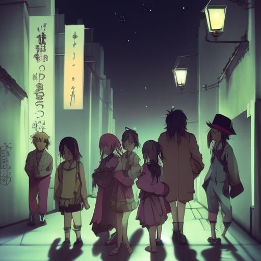 Orphans - AI Generated Artwork - NightCafe Creator