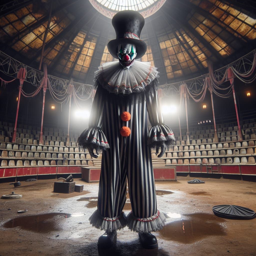 Nice clown :/ - AI Generated Artwork - NightCafe Creator