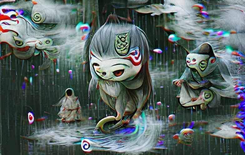 The Matrix Yokai - AI Generated Artwork - NightCafe Creator