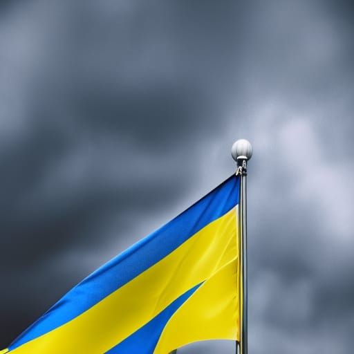 Ukraine Flag - AI Generated Artwork - NightCafe Creator