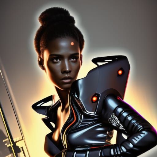 Cyber warrior 1 : r/nightcafe