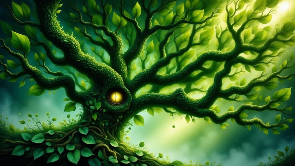 Ancient One - Whimsical Tree of Wonder