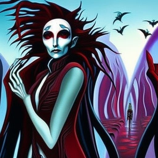 "Time" epic dystopian film noir masterpiece by Amanda Sage Tim Burton ...