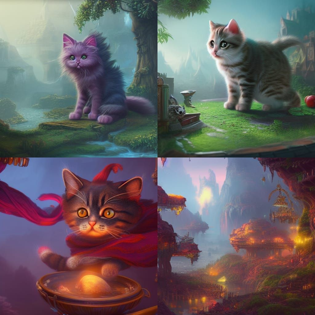 kitty jam - AI Generated Artwork - NightCafe Creator