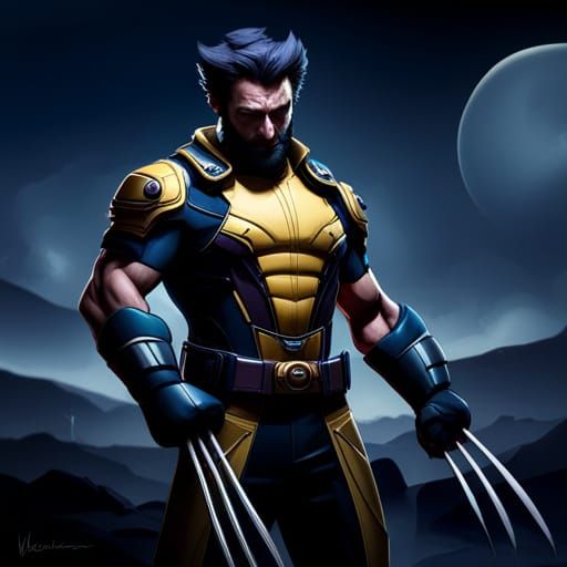 Wolverine wearing tactical armor - AI Generated Artwork - NightCafe Creator