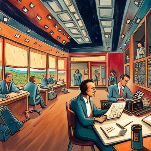 My Dad Goes to Work Somewhere - AI Generated Artwork - NightCafe Creator