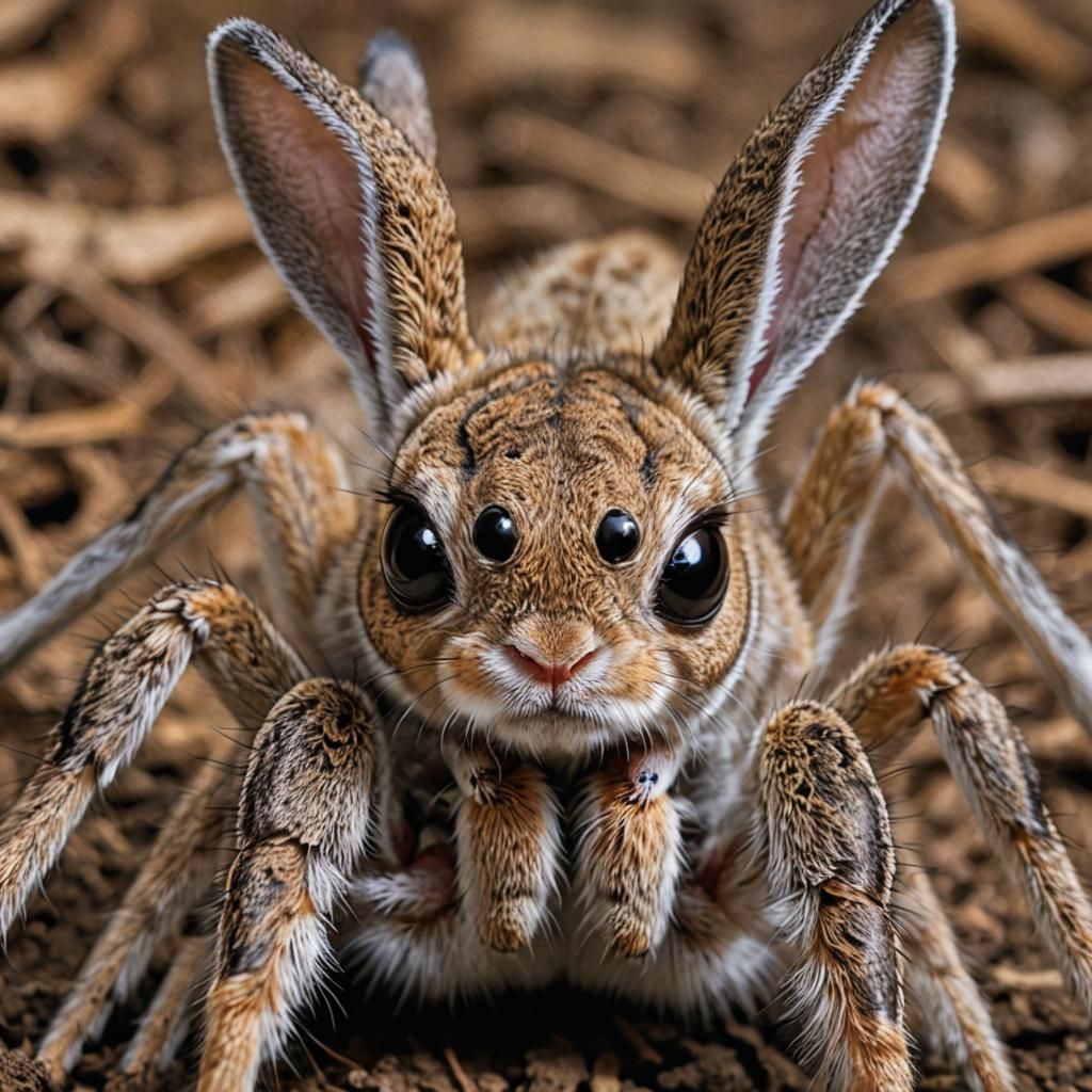 Spider rabbit - AI Generated Artwork - NightCafe Creator