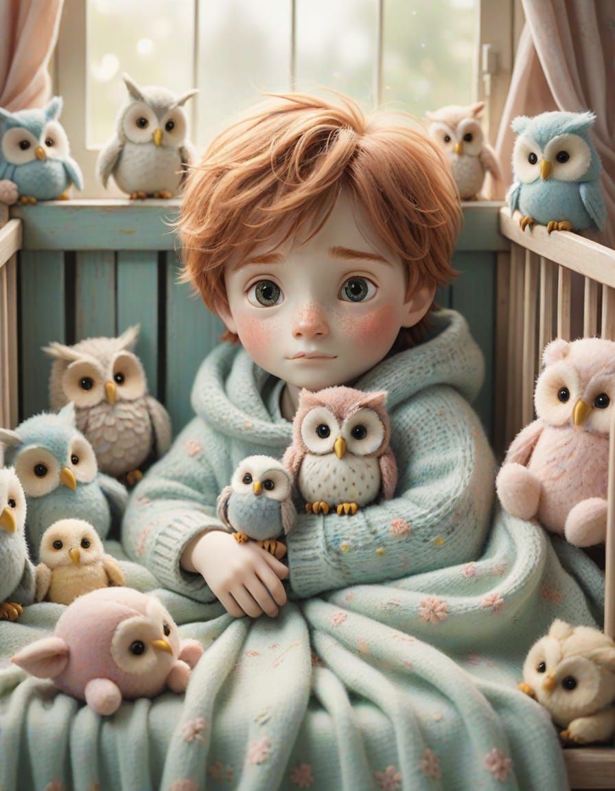 Ron Weasley as a baby - Charming Baby Ron Weasley in Whimsic...