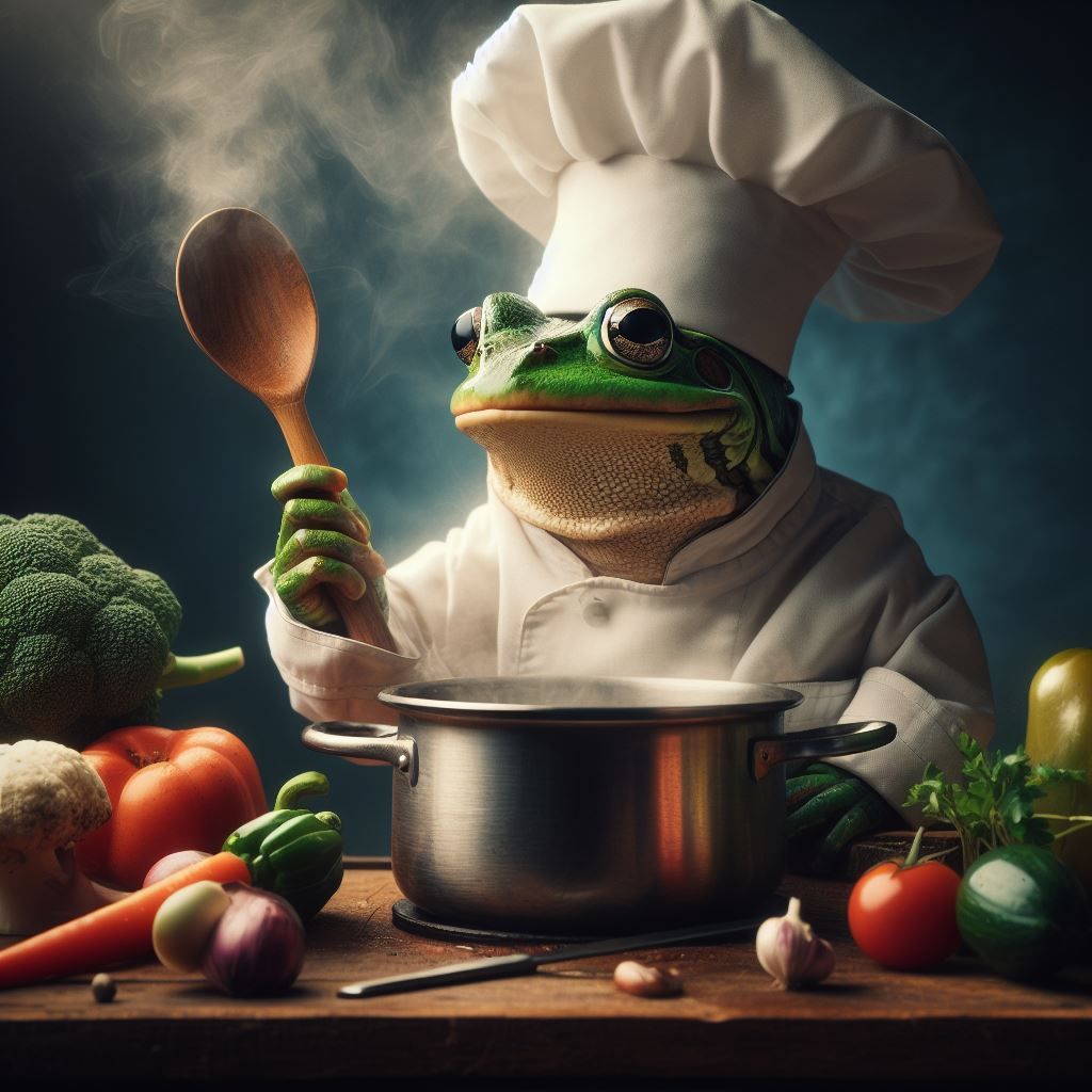 Cooking animal - AI Generated Artwork - NightCafe Creator