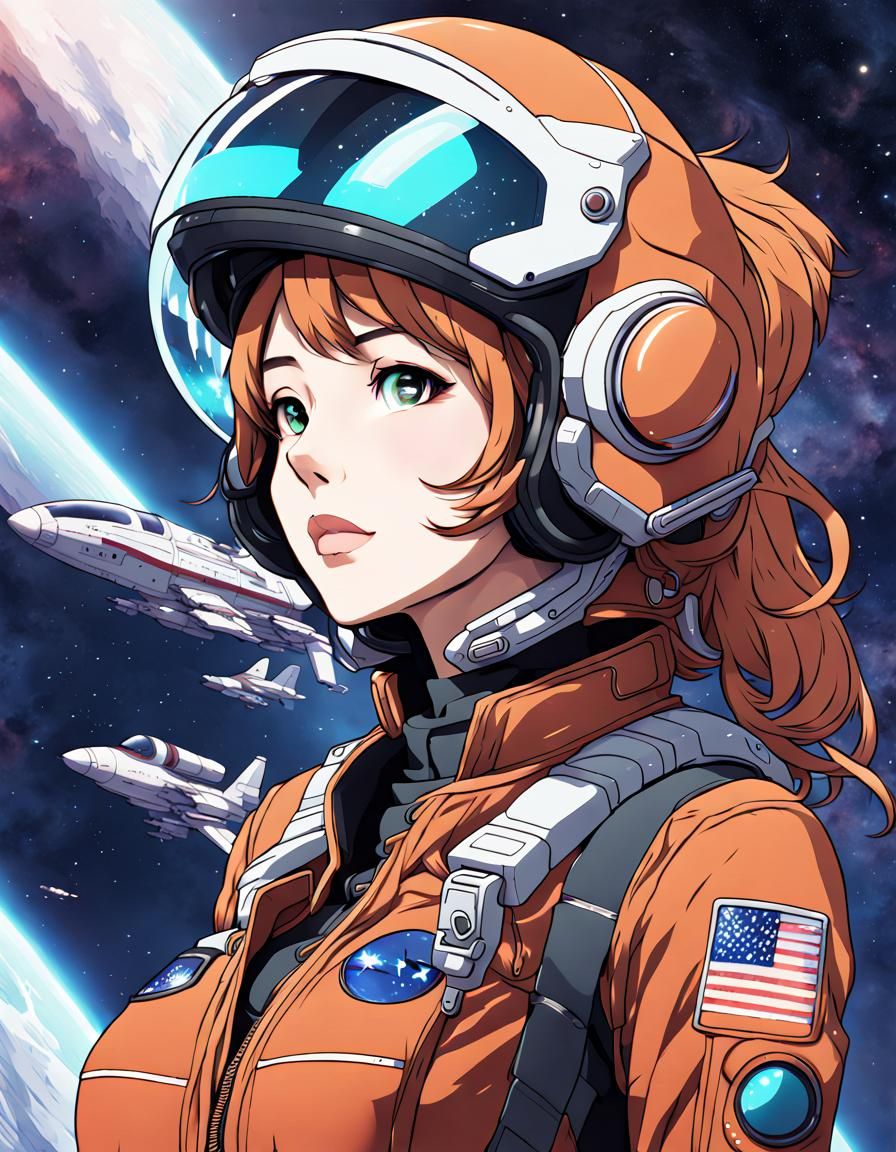 Space Girl 3 - AI Generated Artwork - NightCafe Creator