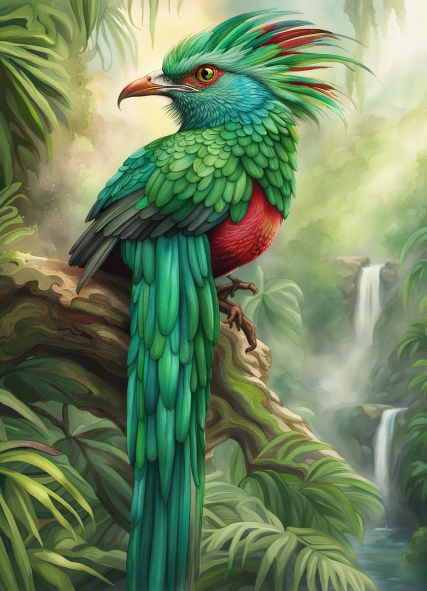 Resplendent Quetzal - AI Generated Artwork - NightCafe Creator