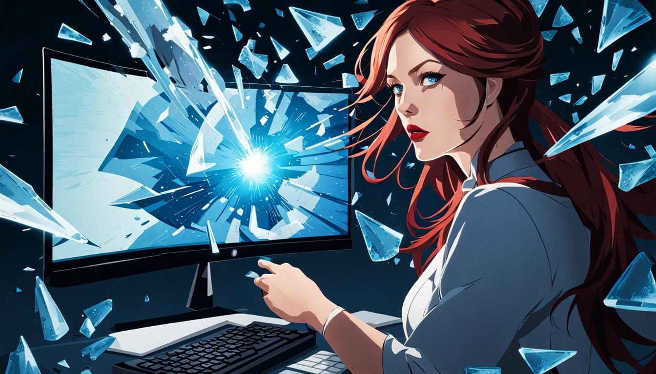 Blew Screen of Death - AI Generated Artwork - NightCafe Creator