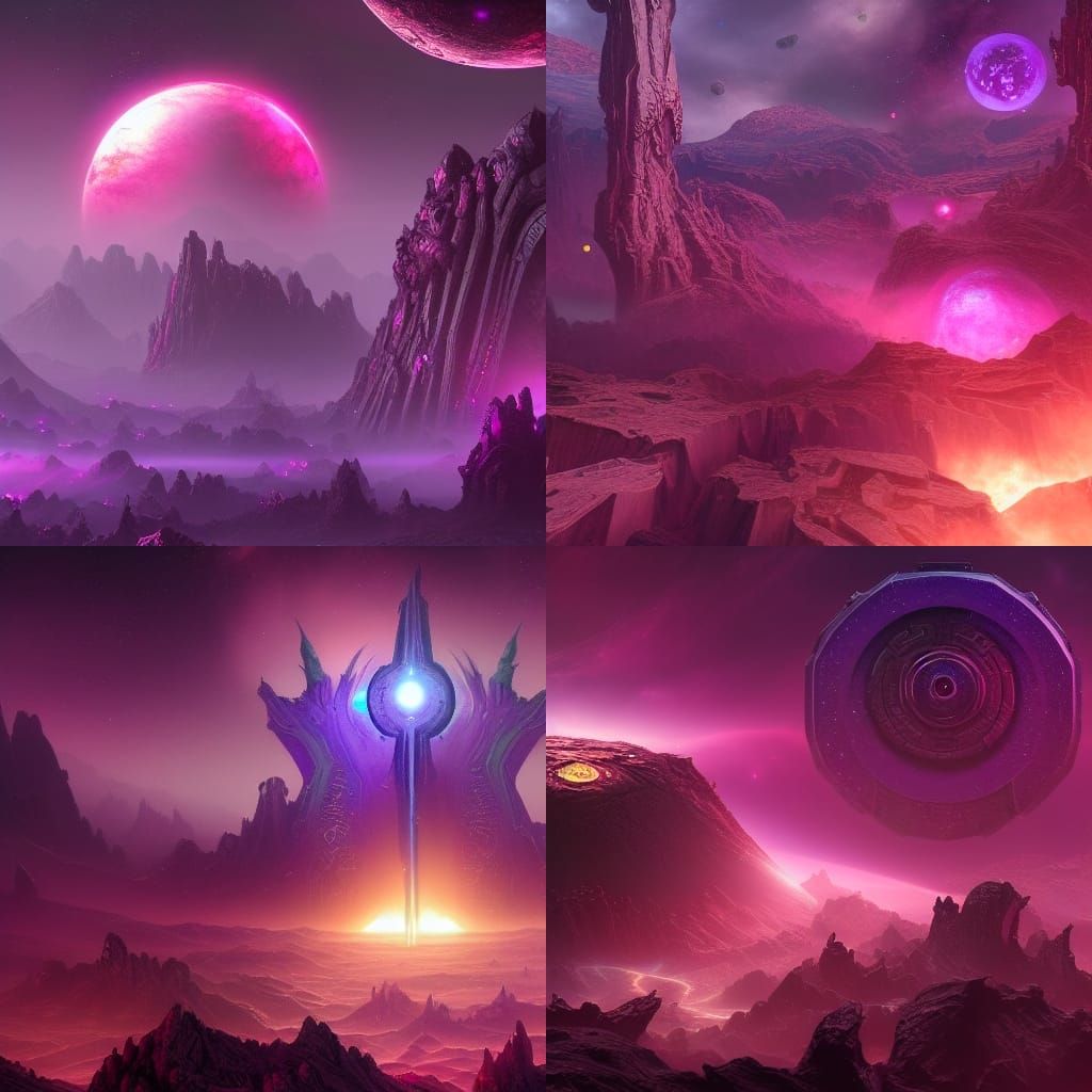 doom star purple cosmos - AI Generated Artwork - NightCafe Creator