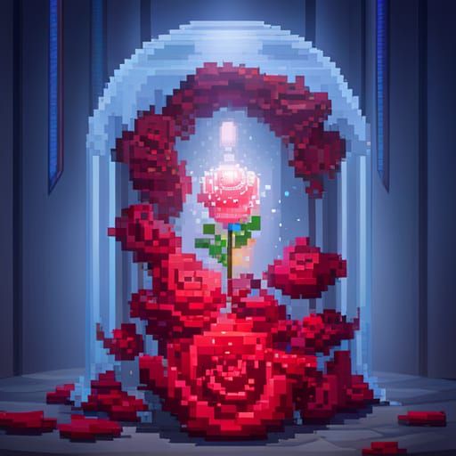 The magic Rose - AI Generated Artwork - NightCafe Creator
