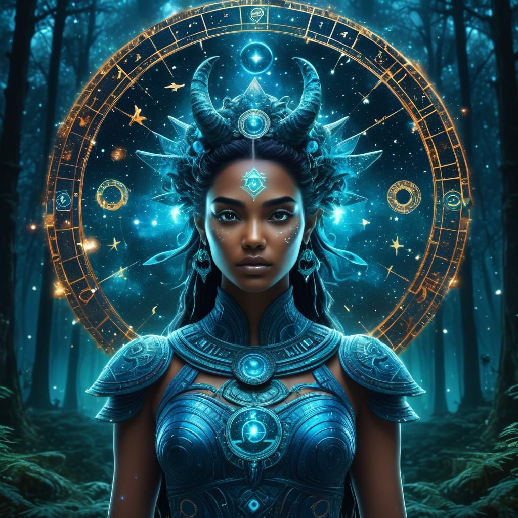 Astral Zodiac Deity - AI Generated Artwork - NightCafe Creator