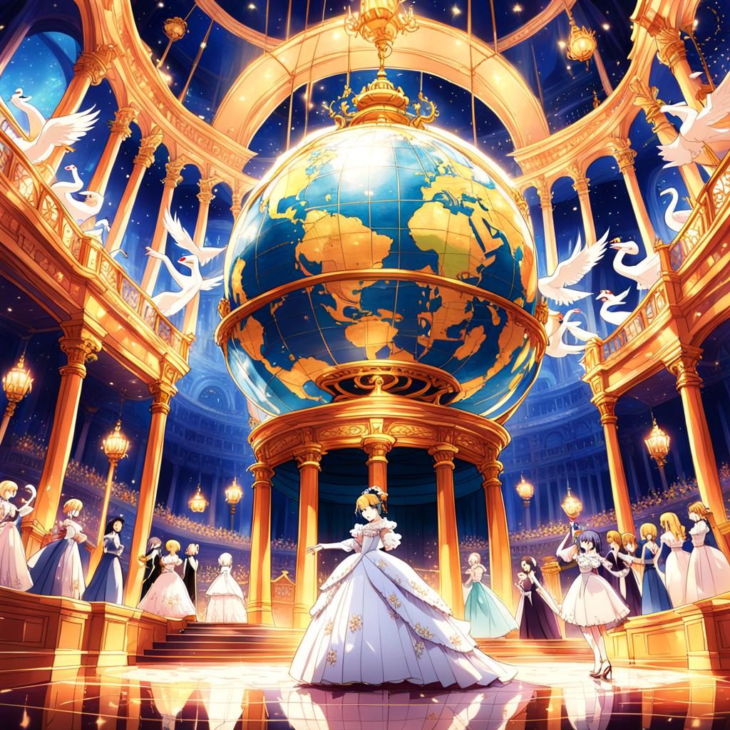 Pretty globe - AI Generated Artwork - NightCafe Creator