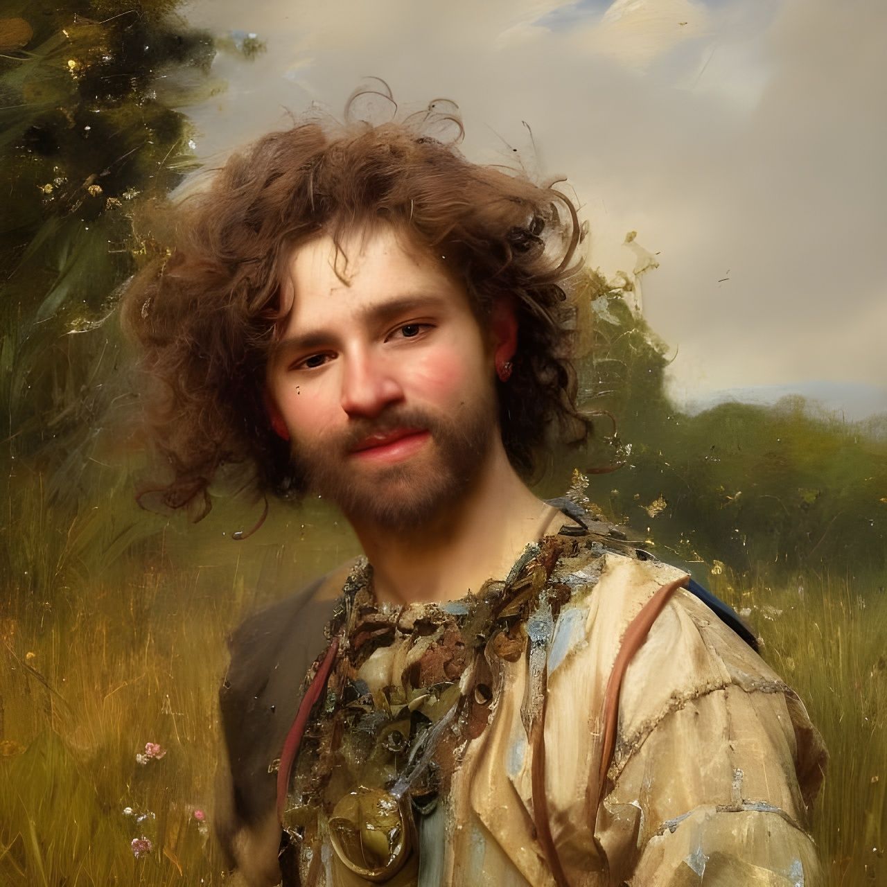 Countryside Portrait 1 - AI Generated Artwork - NightCafe Creator