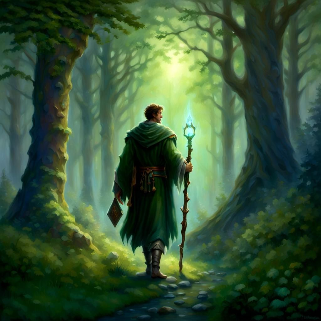 Elven druid - AI Generated Artwork - NightCafe Creator