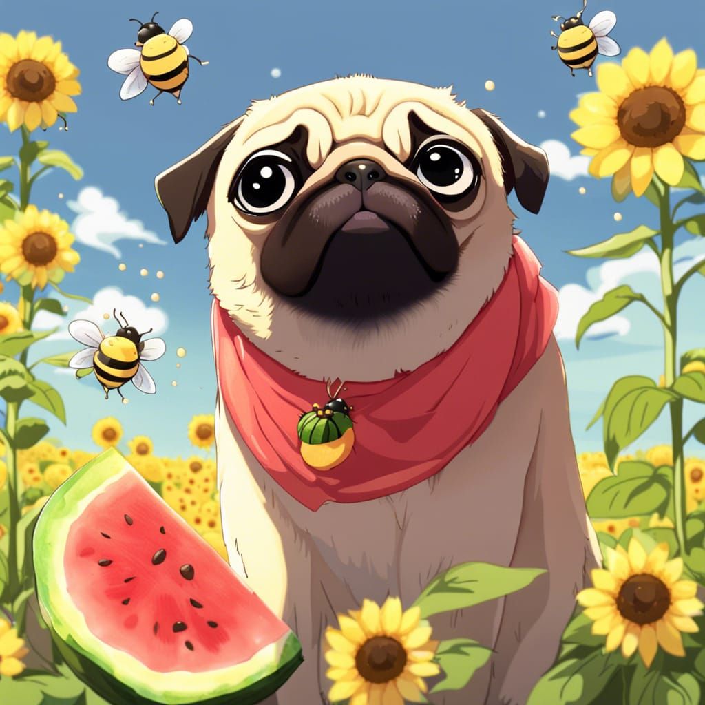 A pug - AI Generated Artwork - NightCafe Creator