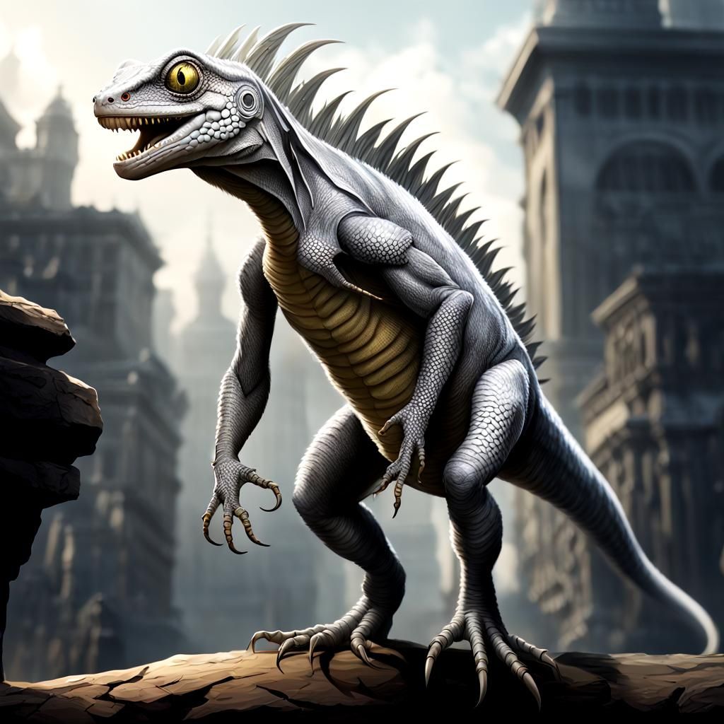 Cool lizard - AI Generated Artwork - NightCafe Creator