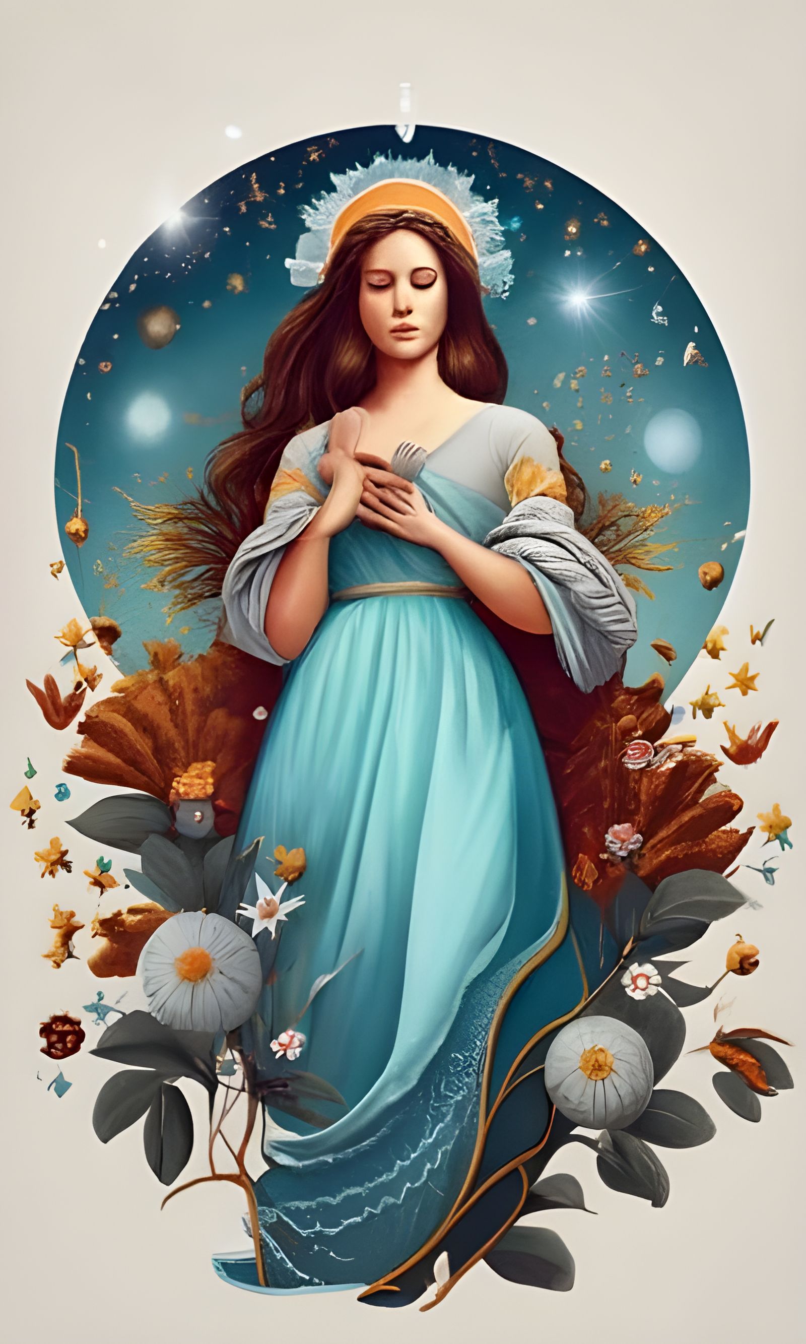 Virgo's Radiant Essence: Astral Purity - AI Generated Artwork ...