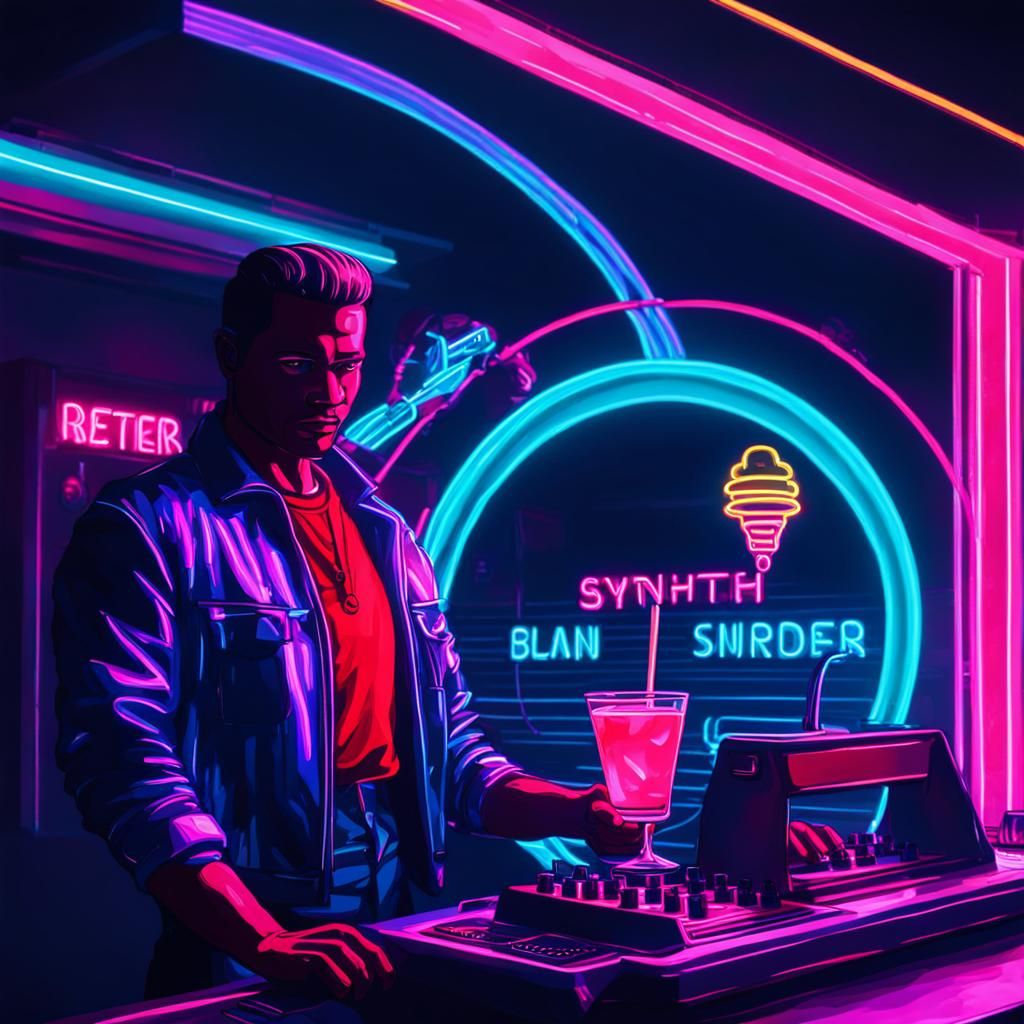 synthwave - AI Generated Artwork - NightCafe Creator