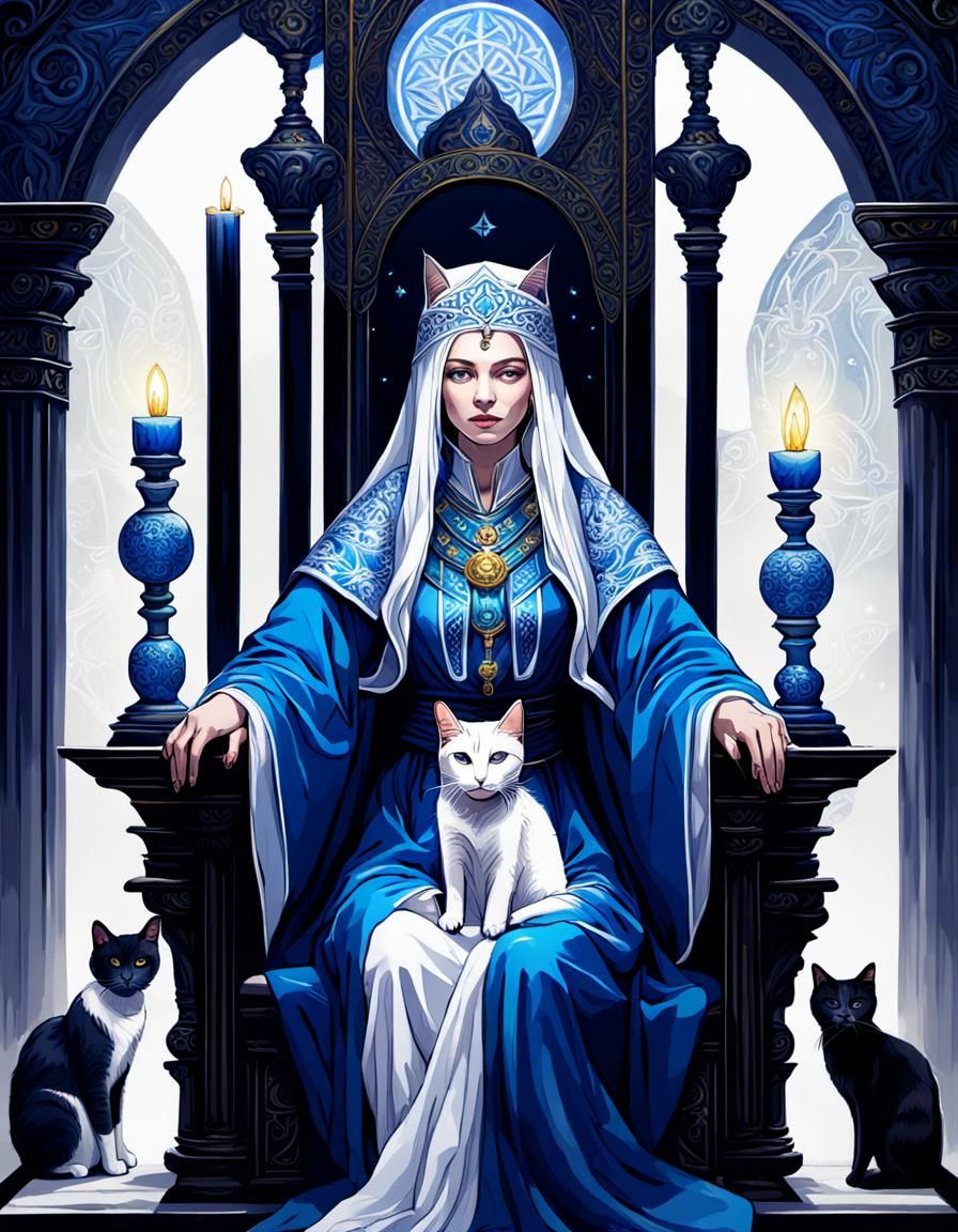 High Priestess - AI Generated Artwork - NightCafe Creator