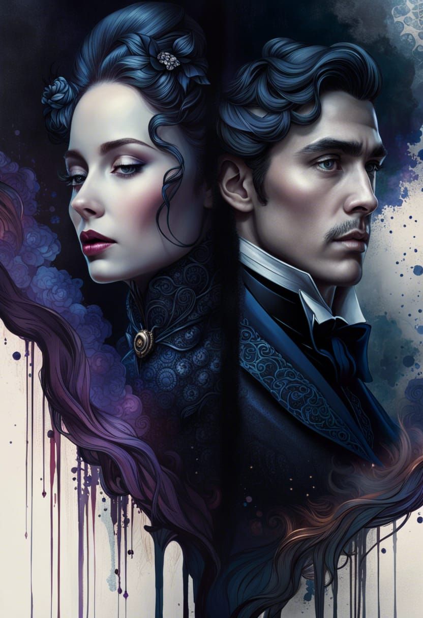 Irene Adler & Sherlock Holmes - AI Generated Artwork - NightCafe Creator