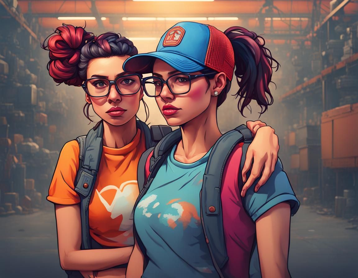 best friends - AI Generated Artwork - NightCafe Creator