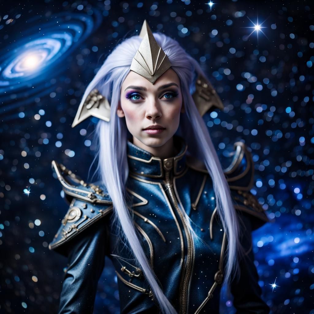 Space elf in space - AI Generated Artwork - NightCafe Creator