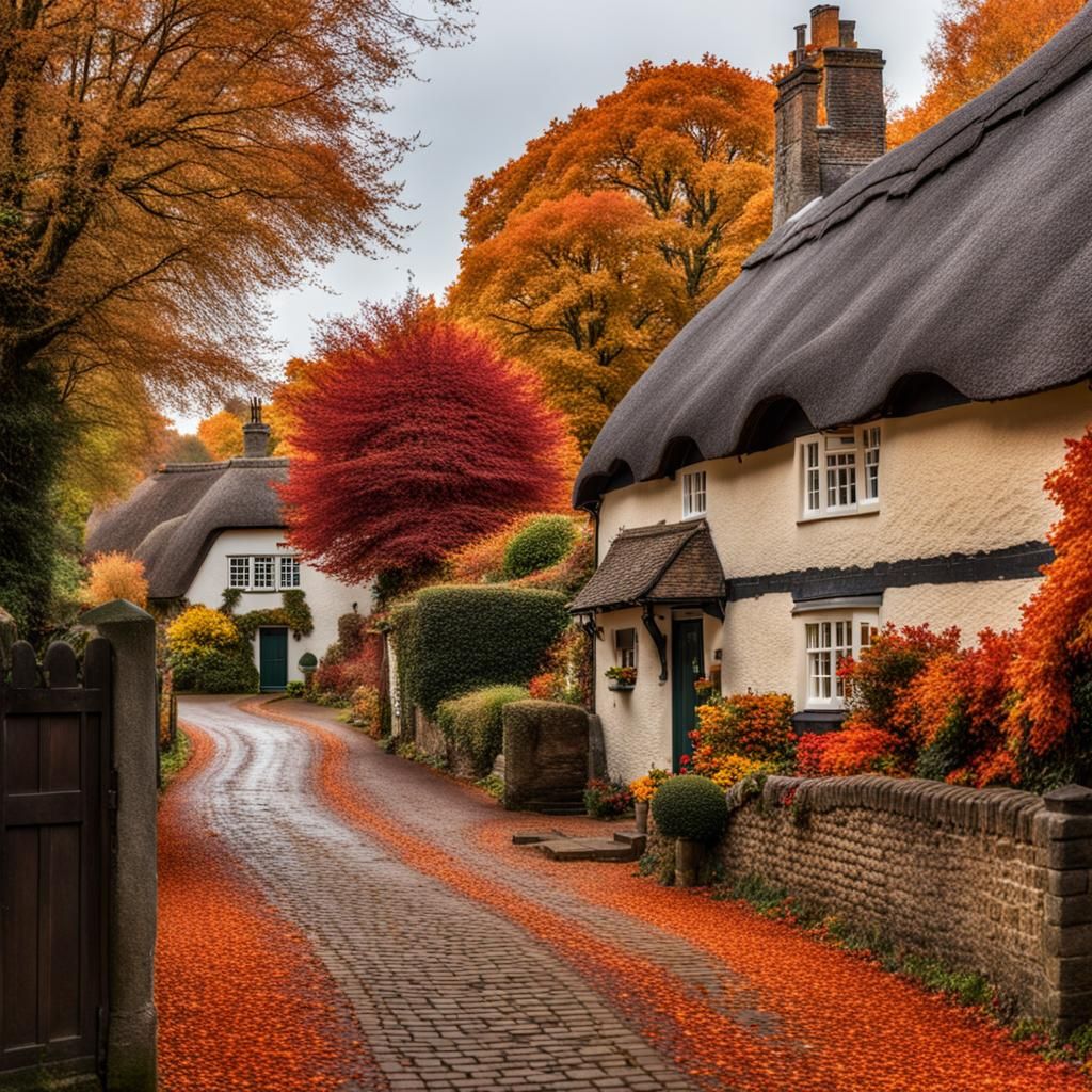 British Autumn - AI Generated Artwork - NightCafe Creator