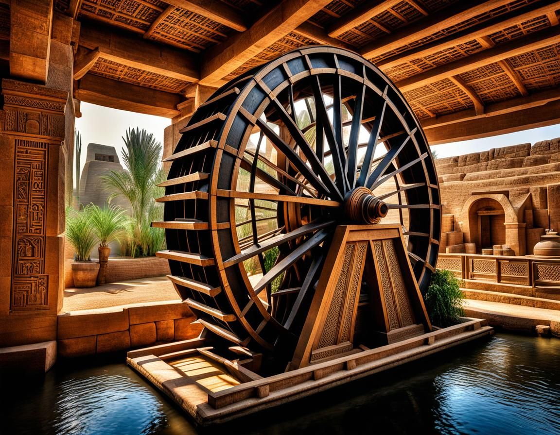 Real Photorealistic 3D of a stunning backdrop of Ancient Technology ...