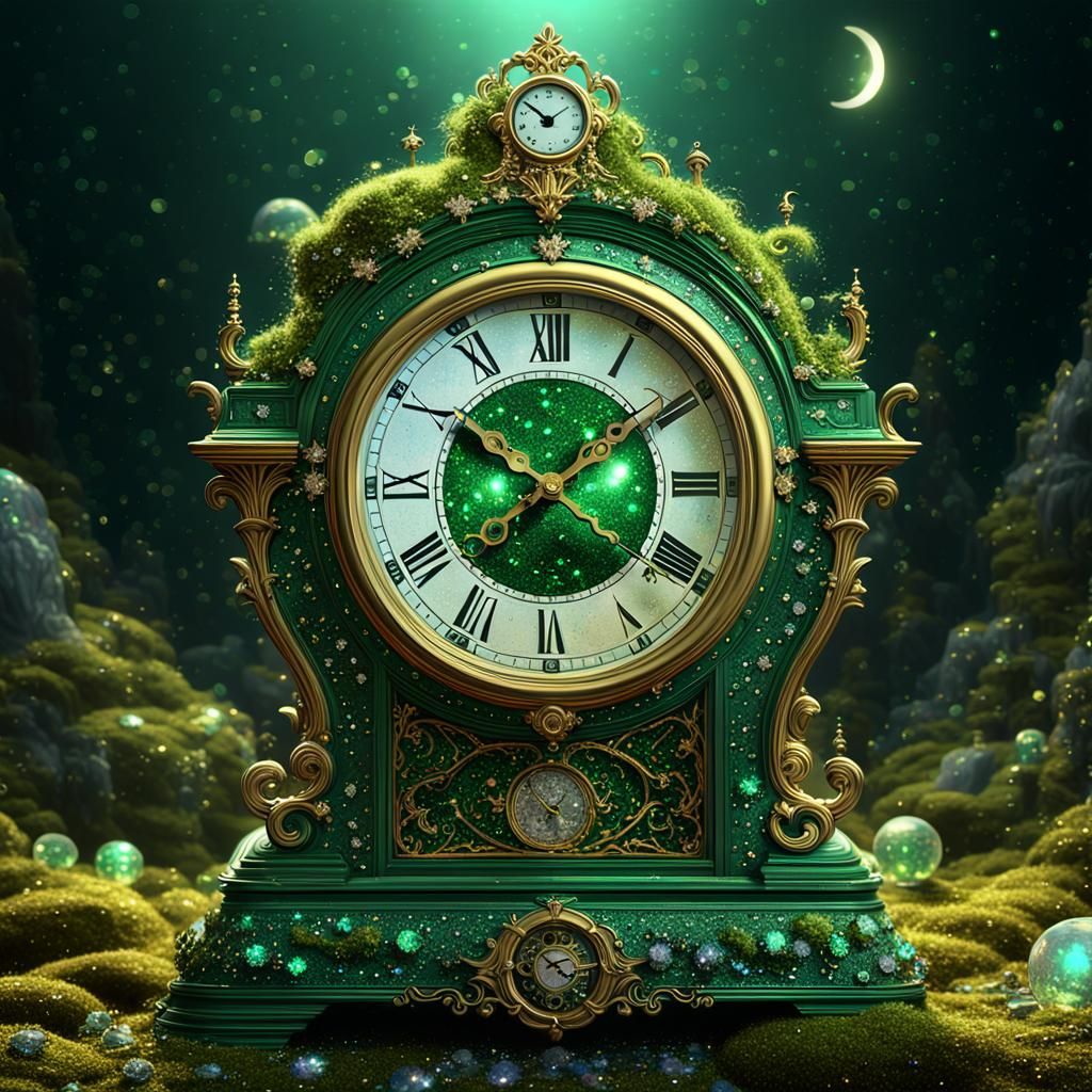 vintage clock - AI Generated Artwork - NightCafe Creator