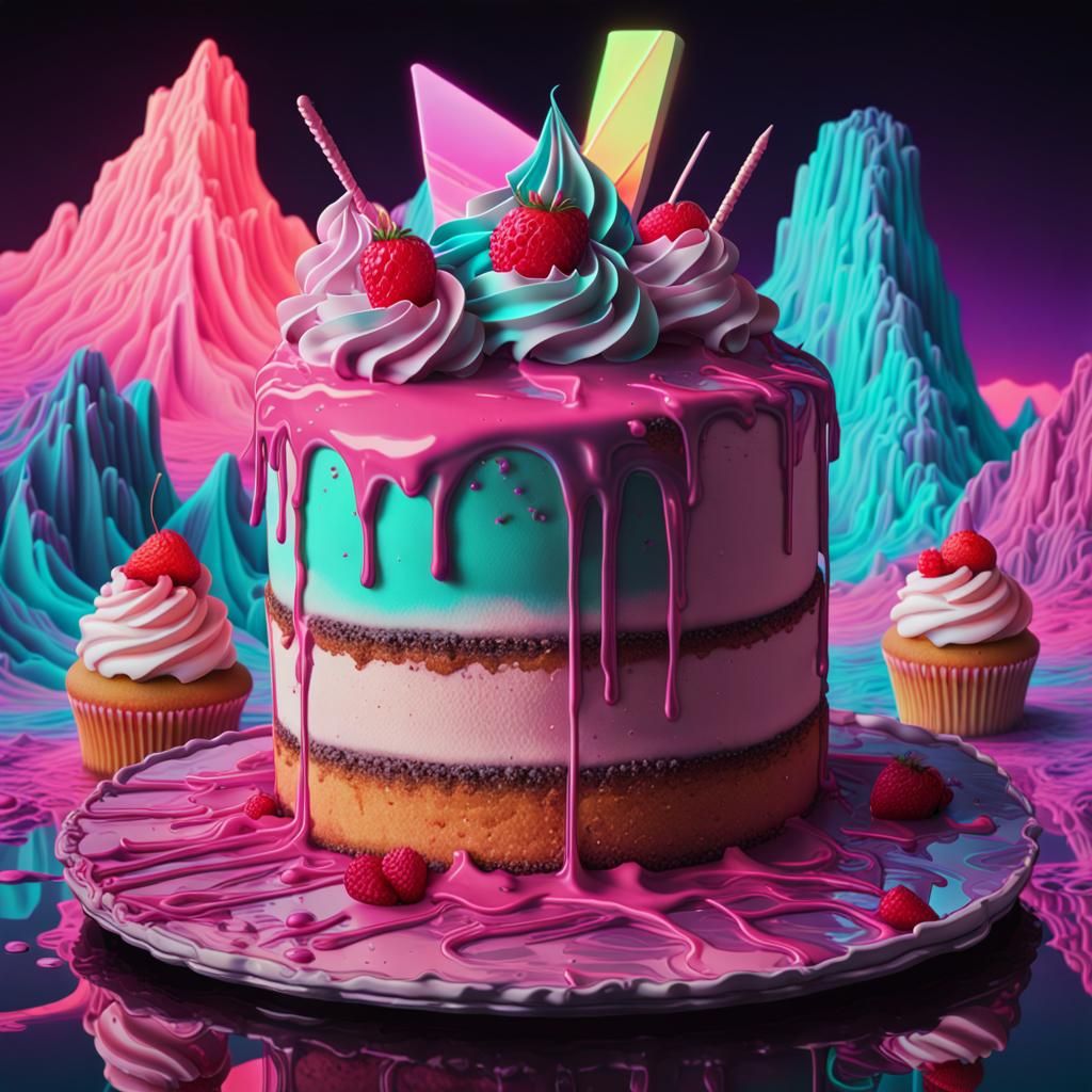 The Eestetic Cakes. - AI Generated Artwork - NightCafe Creator