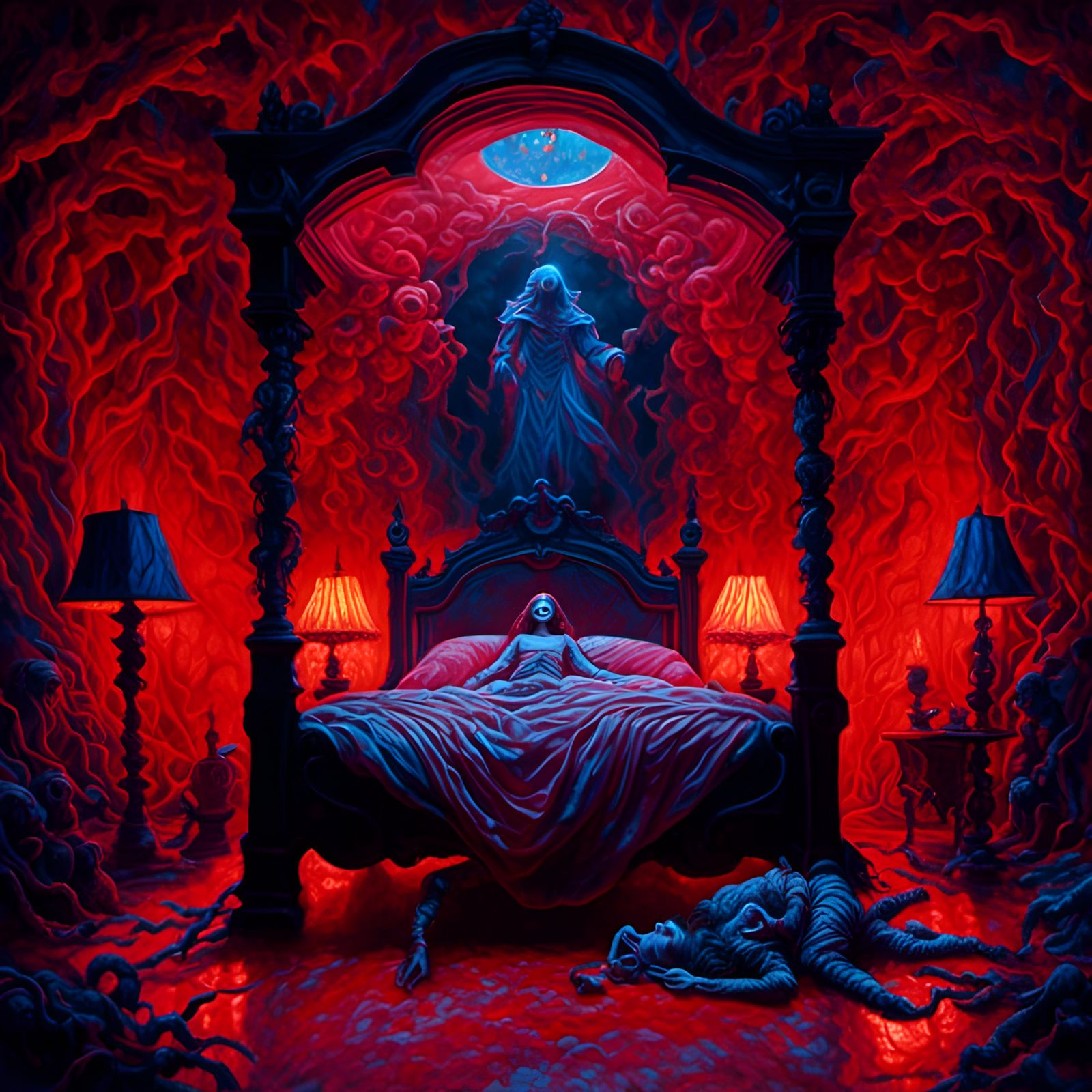 sleep paralysis - AI Generated Artwork - NightCafe Creator