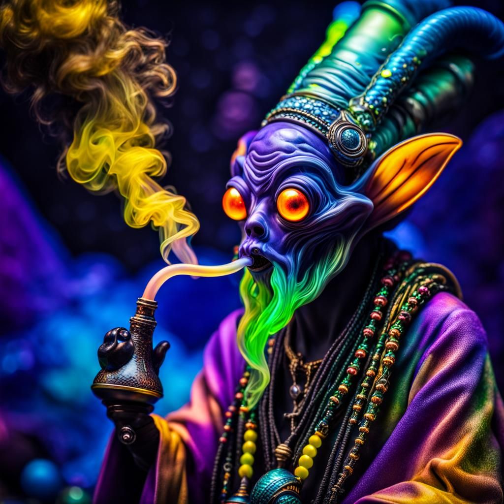 Alien Wizard - AI Generated Artwork - NightCafe Creator