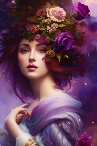 Miss Rose - AI Generated Artwork - NightCafe Creator