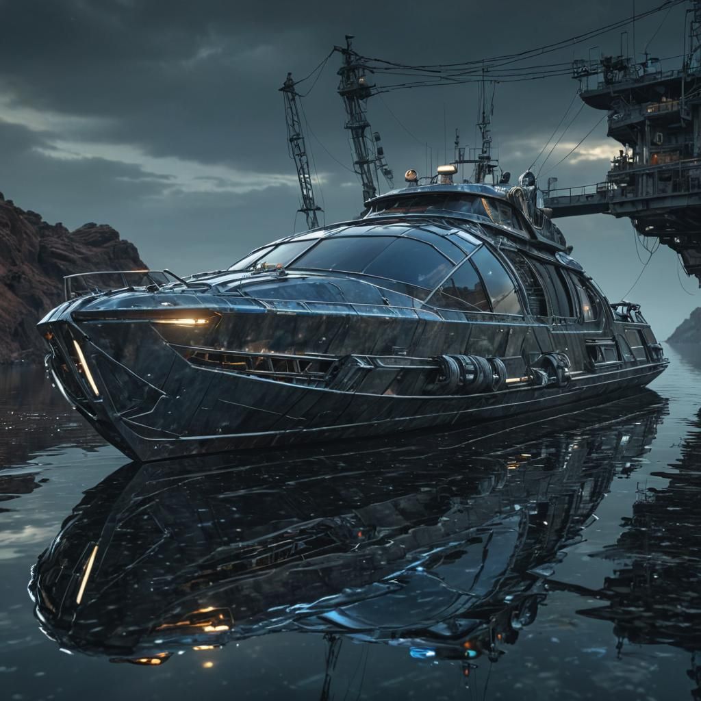 The dark ship - AI Generated Artwork - NightCafe Creator