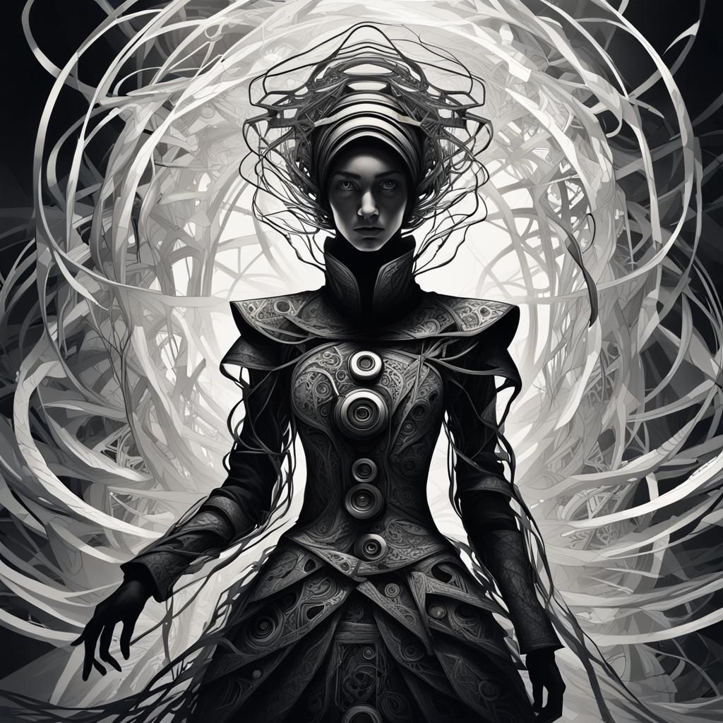 Mysterious Female Figure - AI Generated Artwork - NightCafe Creator