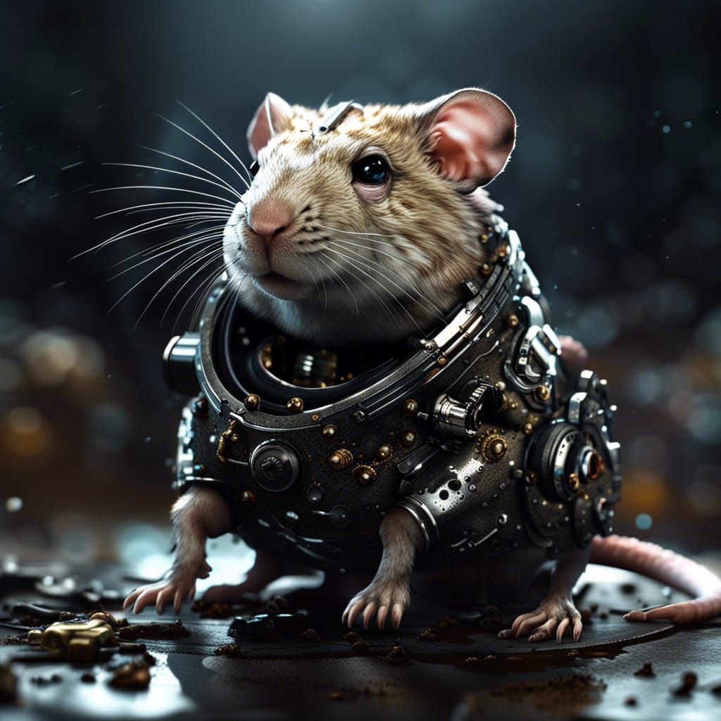 Robo Hamster - AI Generated Artwork - NightCafe Creator