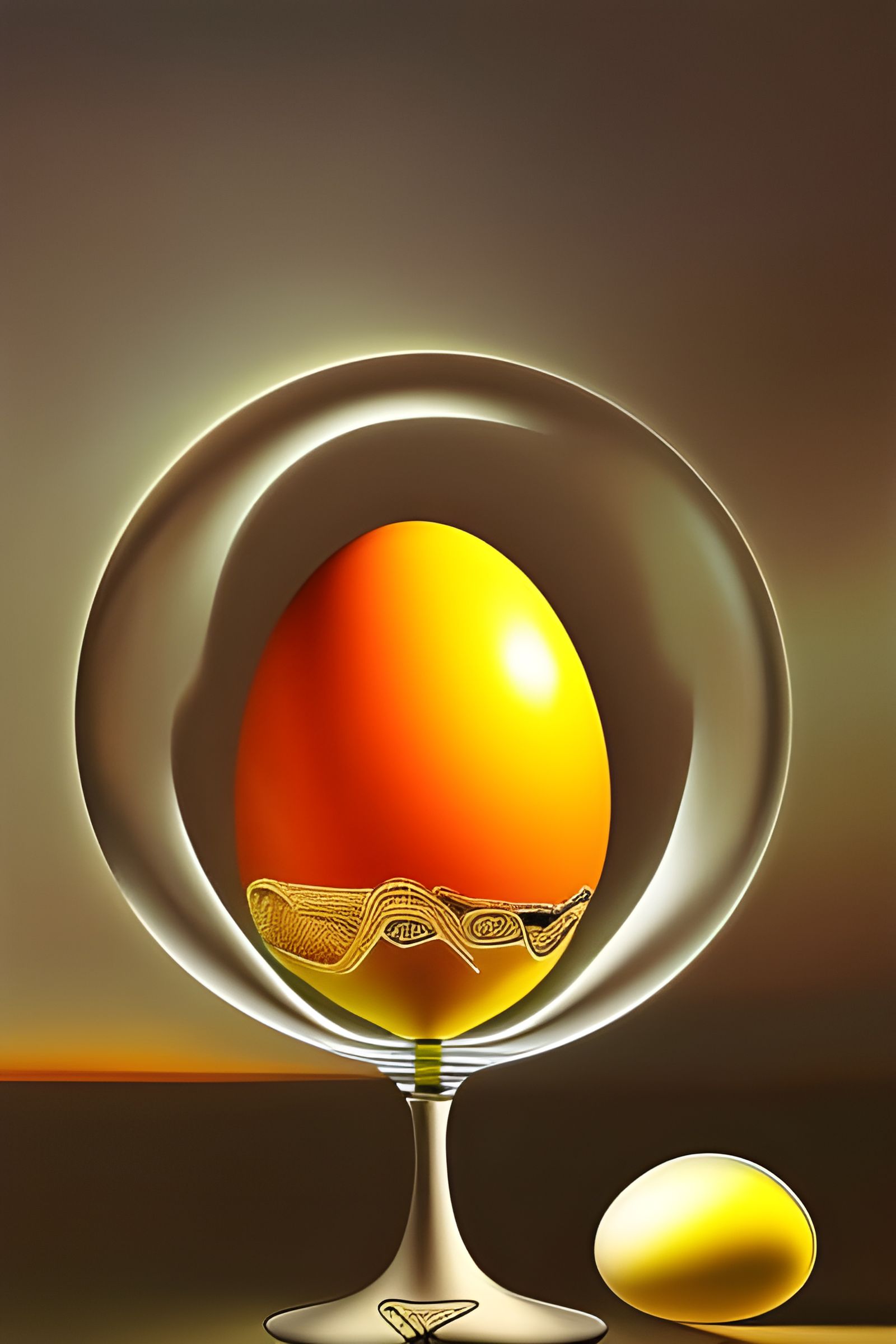 An Egg Inside an Egg - Surrealist - AI Generated Artwork - NightCafe ...